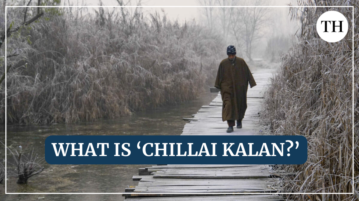 Watch: ‘Chillai Kalan’: Kashmir’s intense 40-day cold spell - The Hindu